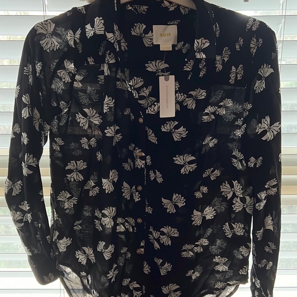 Maeve | Tops | Anthropologie Maeve Brand Floral Blouse | Poshmark